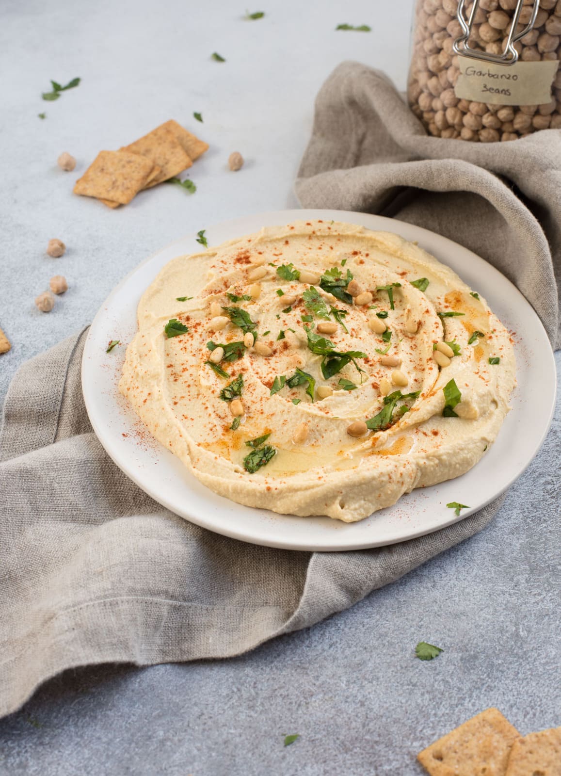 Classic Hummus - Feasting not Fasting
